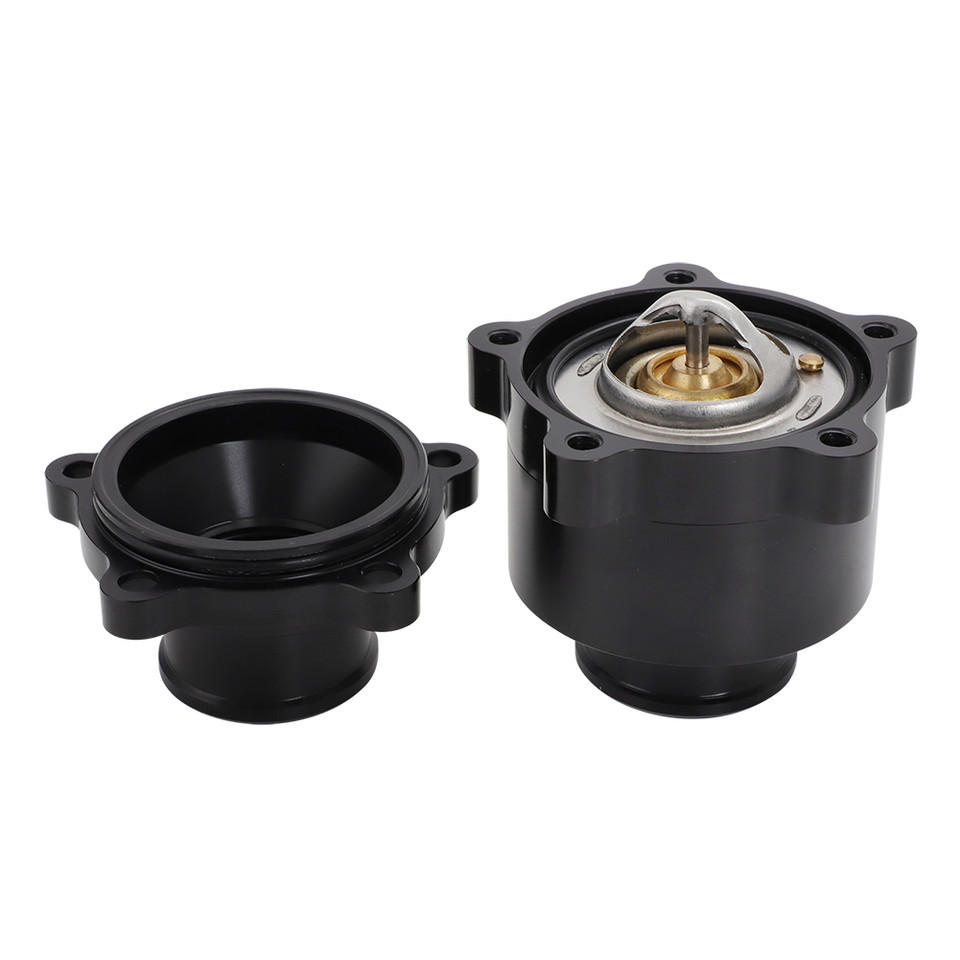 Aluminum 180 ° Inline Thermostat Housing & Sensor Port For 1-1/2" Hose ...