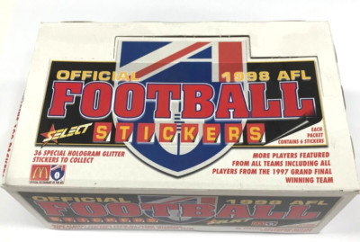 1998 Select AFL Collectable Stickers Factory Box (100 Packs) | eBay ...