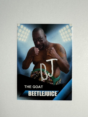 🌟 BEETLEJUICE (Lester Green) AUTOGRAPH CARD - SUPER RARE! Howard Stern ...