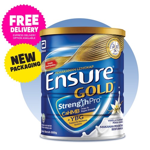 1X Abbott EnsureGold Gold Complete Nutrition Milk Powder Vanilla ...