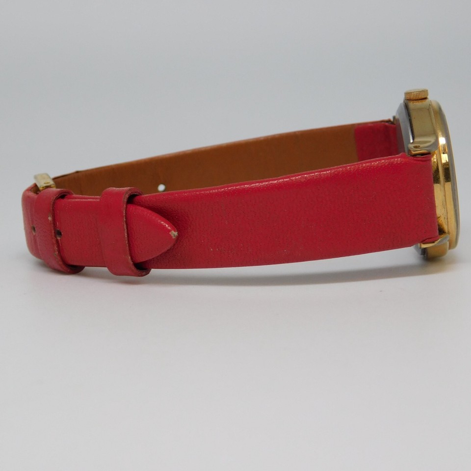 JEMIS Genuine Leather Quartz Analog Women's Watch New Battery | eBay