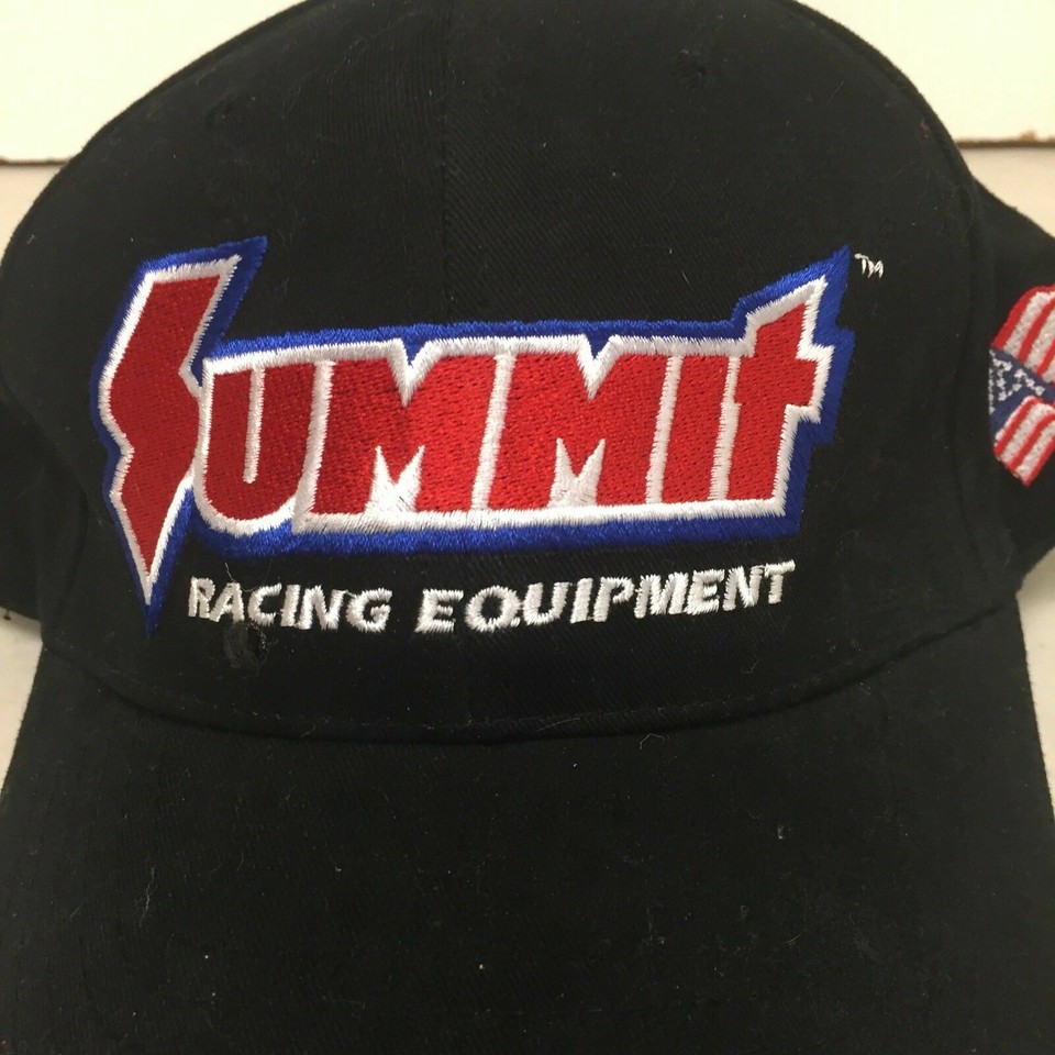 Black Summit Racing Equipment Baseball Hat Cap Adjustable Race ...