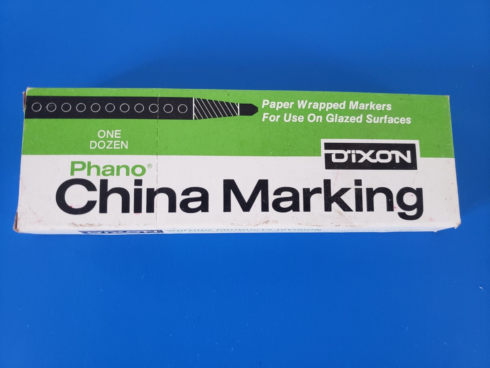 Dixon Phano China Vintage Box NOS Marking Markers Pencil No. 71 RED ...