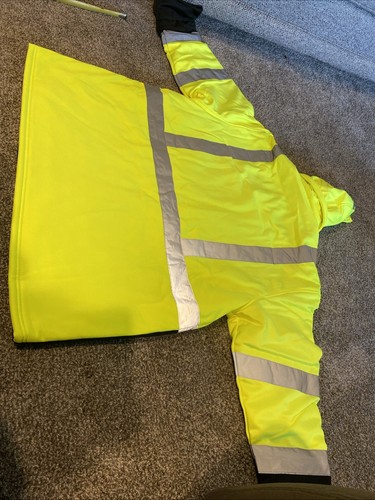 Utility Pro Wear Men's Stain-Resistant Ansi Class 3 Hi Vis Hooded XXL ...