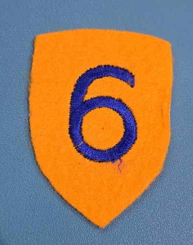 Pre WWll US Army 6th Cavalry Division Patch-Embroidered on Felt * | eBay