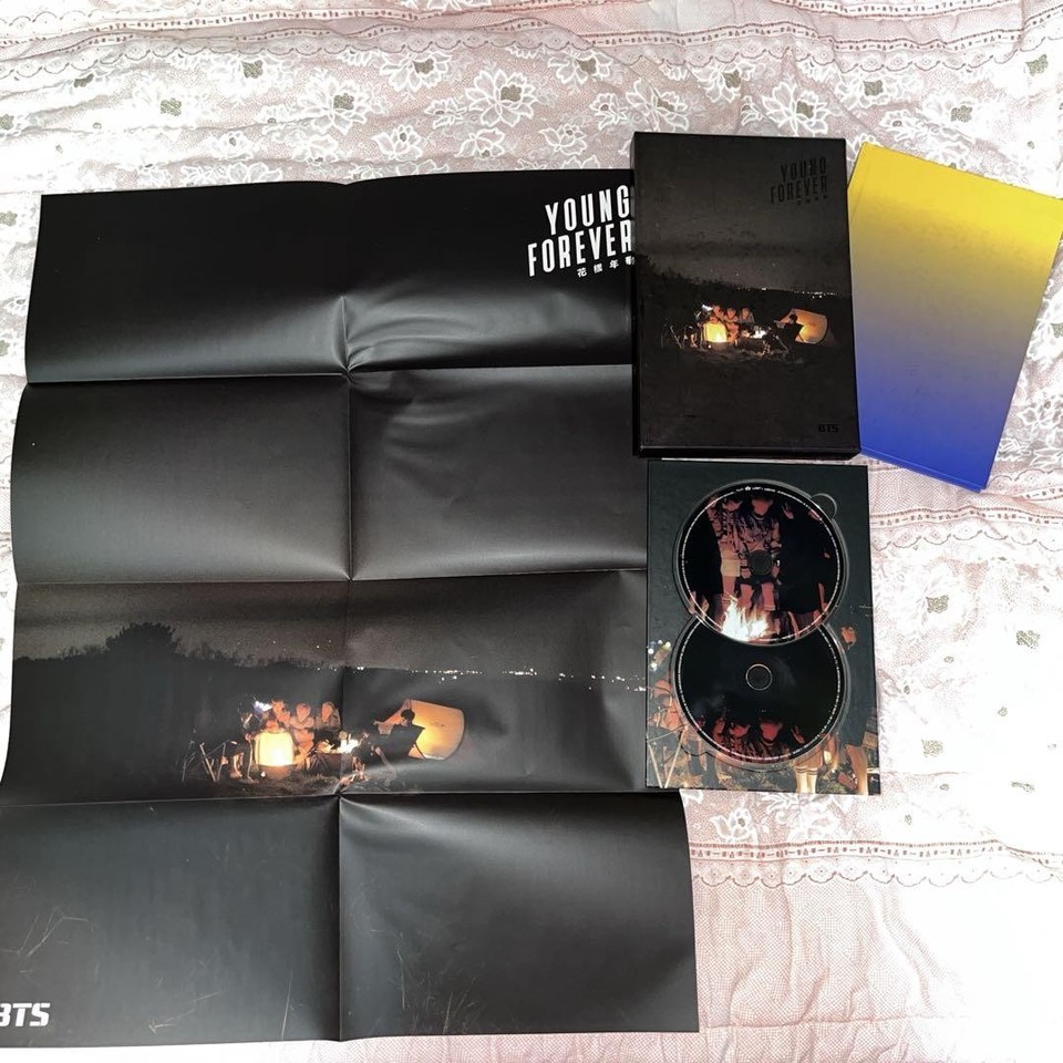BTS CD Lot Jimin Jung Kook V Solo Albums + Posters & Bonus Mini Fan Set ...
