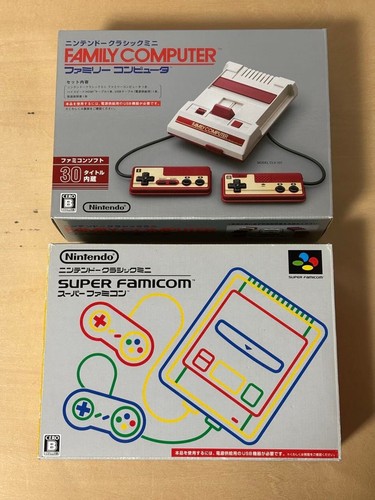 Nintendo Classic Mini Famicom + SFC Japan Edition Retro Game Console ...