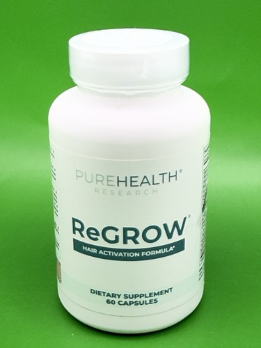 PureHealth Research ReGROW HAIR ACTIVATION FORMULA 60 capsules Exp 9/ ...