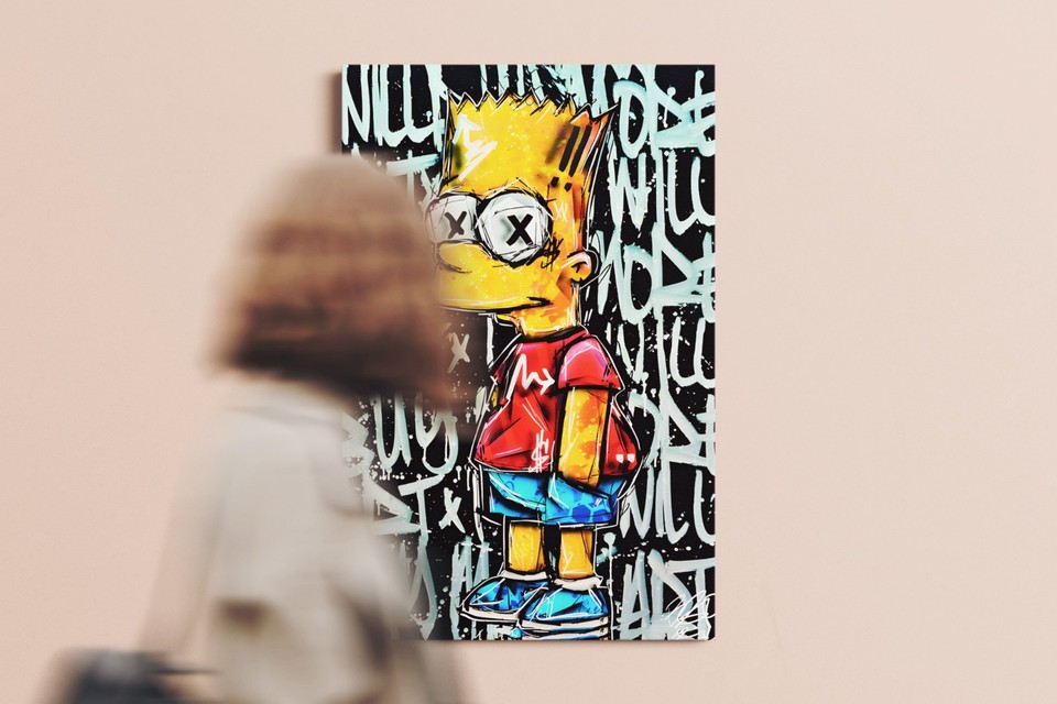 Bart Simpson Poster or Canvas - The Simpsons Wall Art | eBay