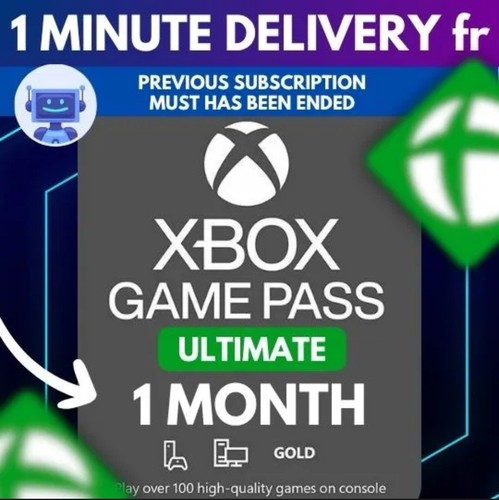Microsoft Xbox Game Pass Ultimate 1 Month Membership (New+Existing) | eBay