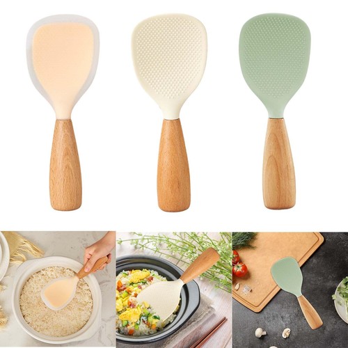 Food Serving Spoon Nonstick Rice Comfortable to Hold Smooth Rice Paddle ...