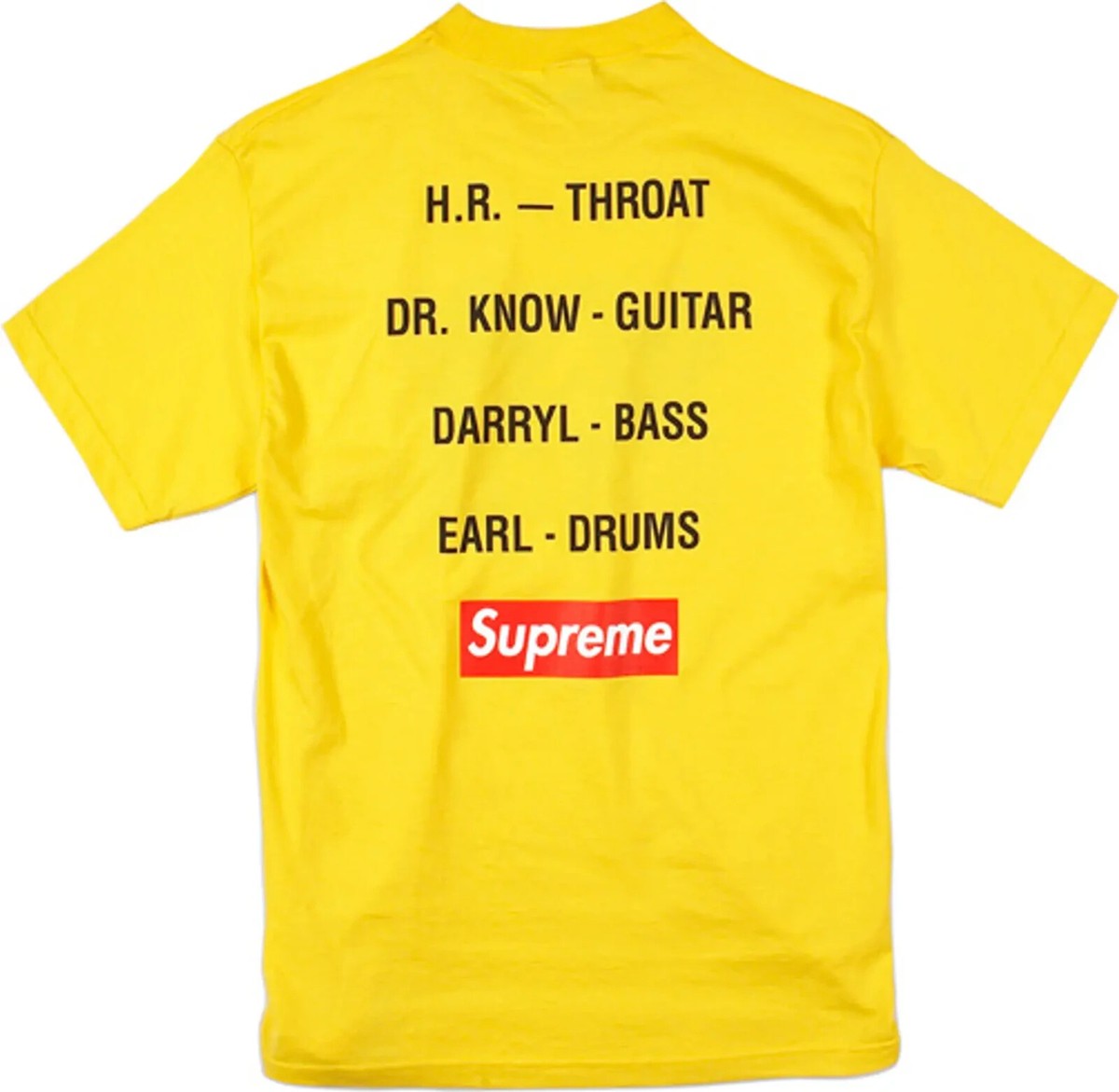 Supreme x Bad Brains Logo Tee Yellow size M | eBay Supreme x Bad Brains Logo Tee Yellow size M | eBay