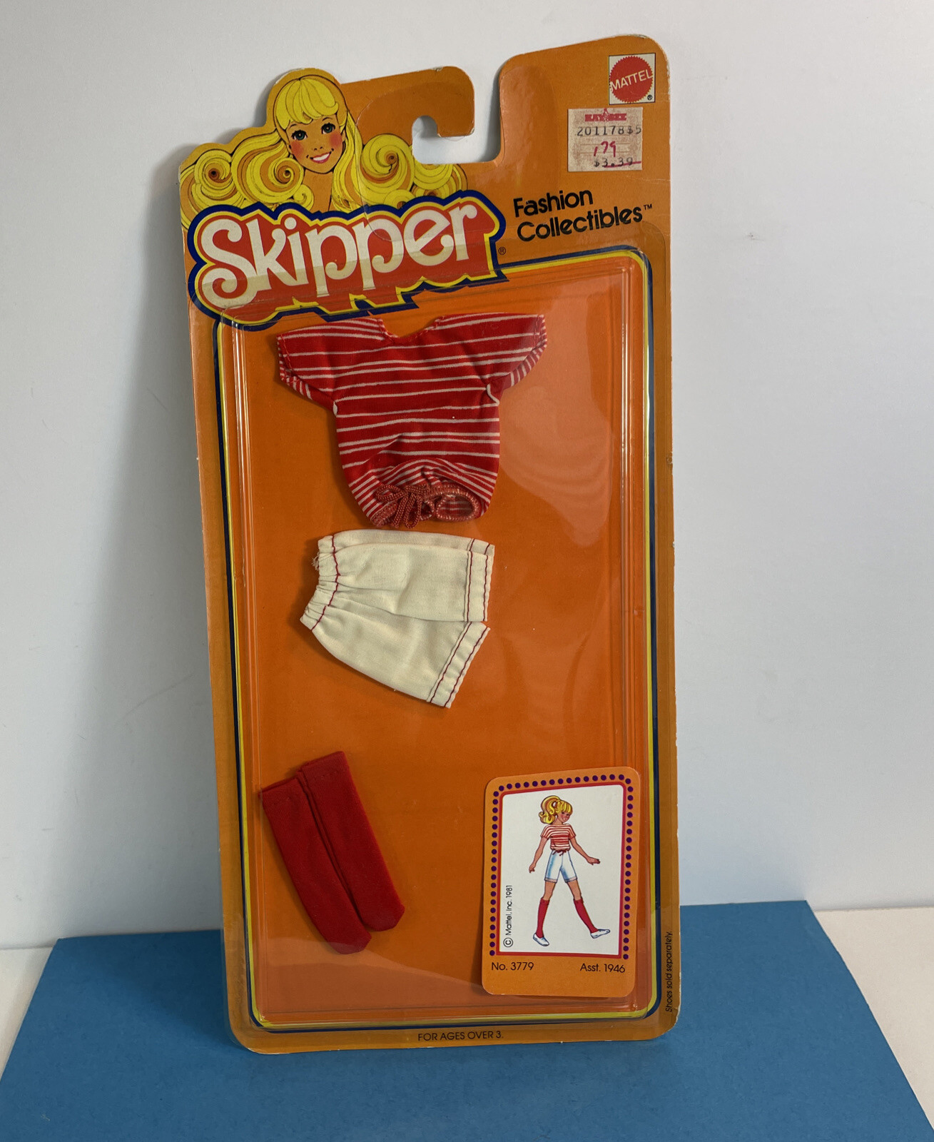 Vintage Skipper 3779 Fashion Collectibles 1980 1981 80s Mattel Rare ...