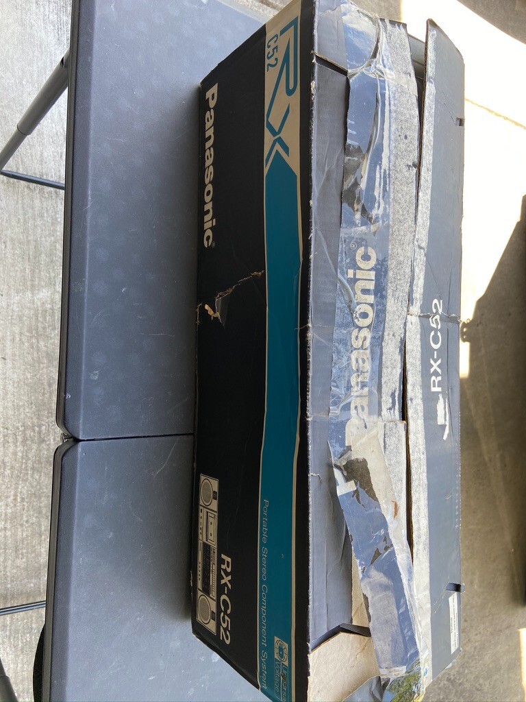 Panasonic National RX-C52 Boombox Portable Stereo Component System ...