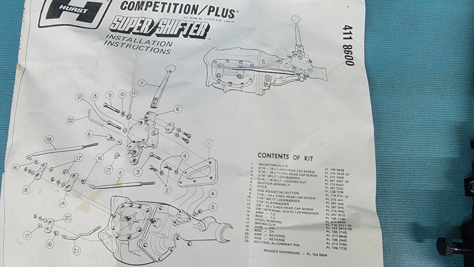 RESTORED HURST AMC AMX JAVELIN REBEL SUPER SHIFTER BORG WARNER T-10 T10 ...