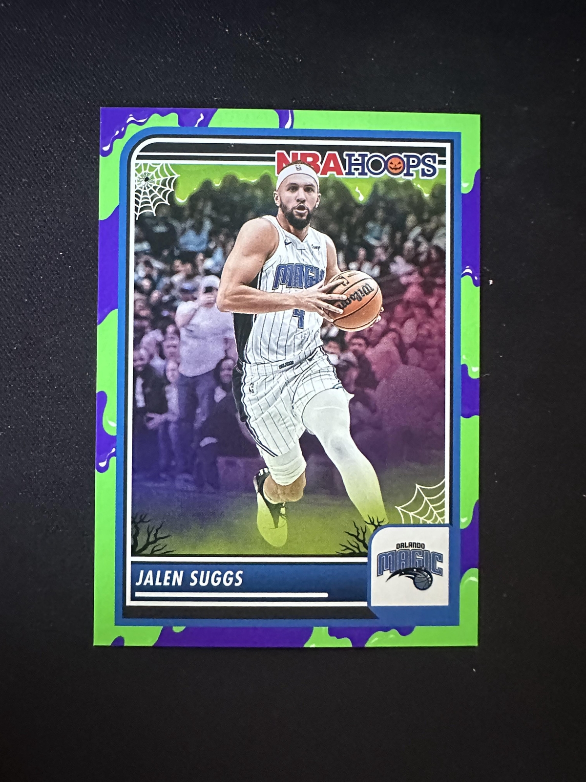 23-24 Haunted NBA Hoops #110 Jalen Suggs Slime Parallel Magic | eBay