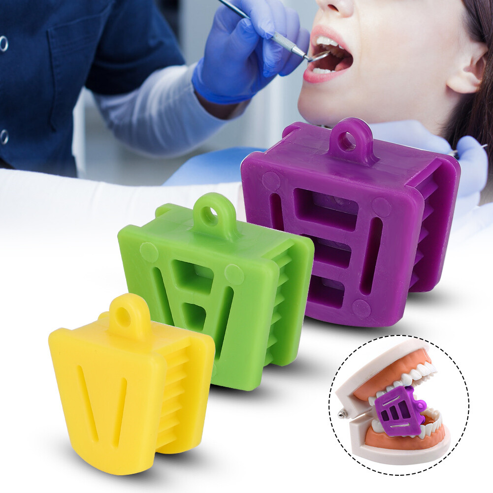 10pcs Dental Mouth Prop Internal Support Dental Bite Block Orthodontic ...