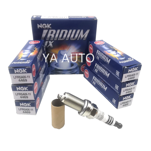 6 pc NGK 4469 LFR5AIX-11 Iridium IX Spark Plugs for XP5325DP2 XP5325 ...