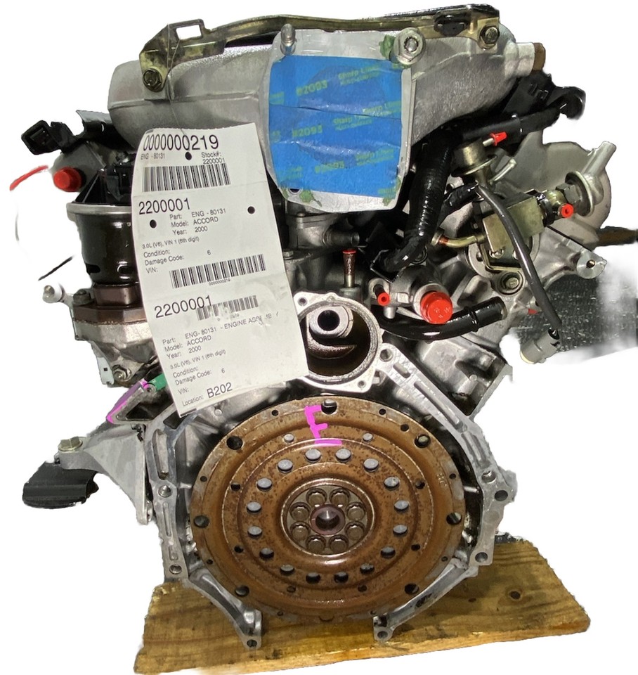 2000 Honda Accord Sedan J30A1 V6 3.0L Engine | Complete Assembly ...