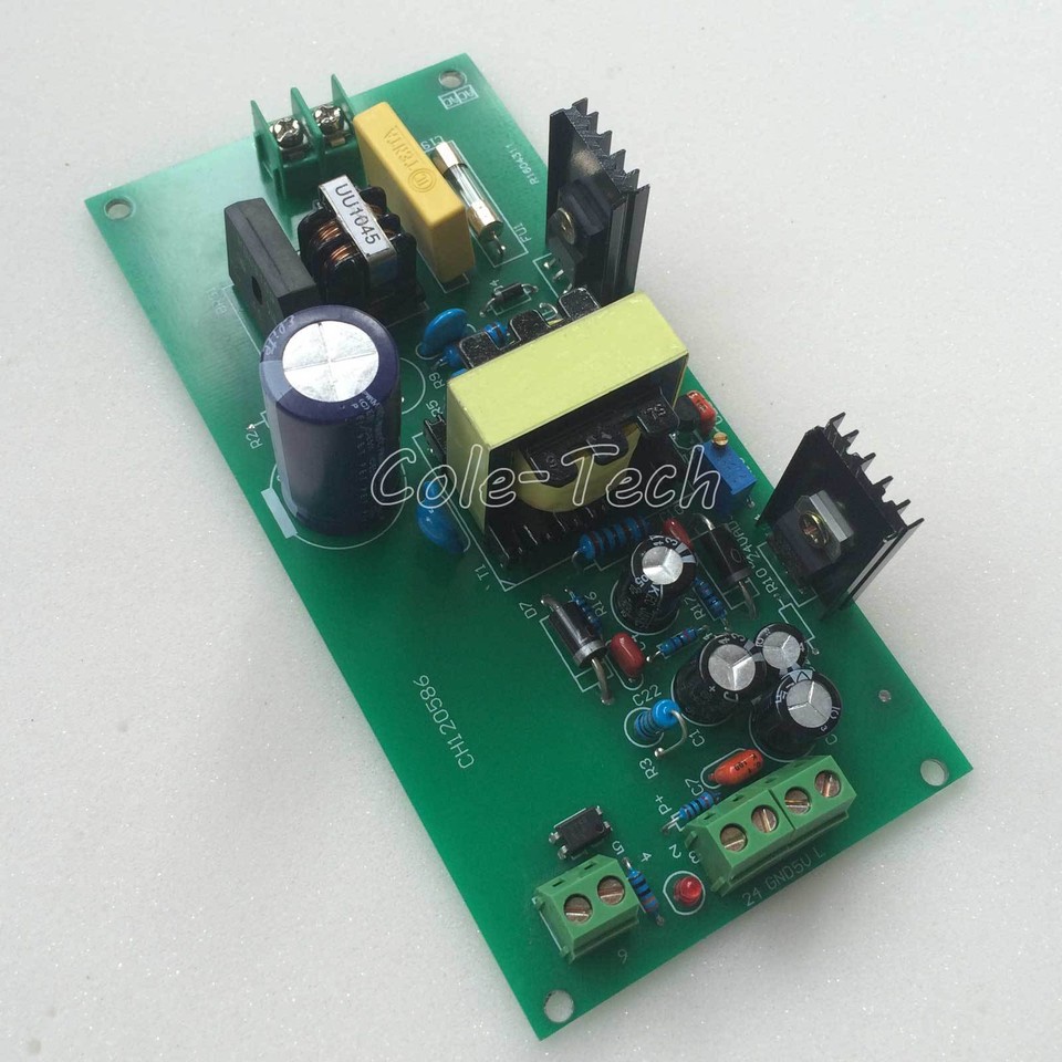 DC 5V 1A 24V 3A power supply for SH K40 G 350 co2 laser engraver cutter ...