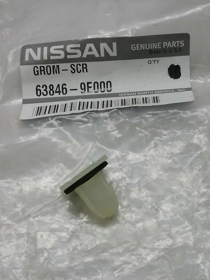 Genuine Nissan Bumper Cover Grommet(1) #63846-9E000 | eBay