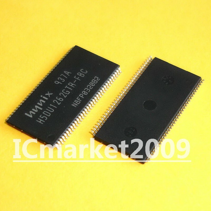 10 PCS H5DU1262GTR-FBC TSOP-66 H5DU1262 128Mb DDR SDRAM Memory ICs | eBay