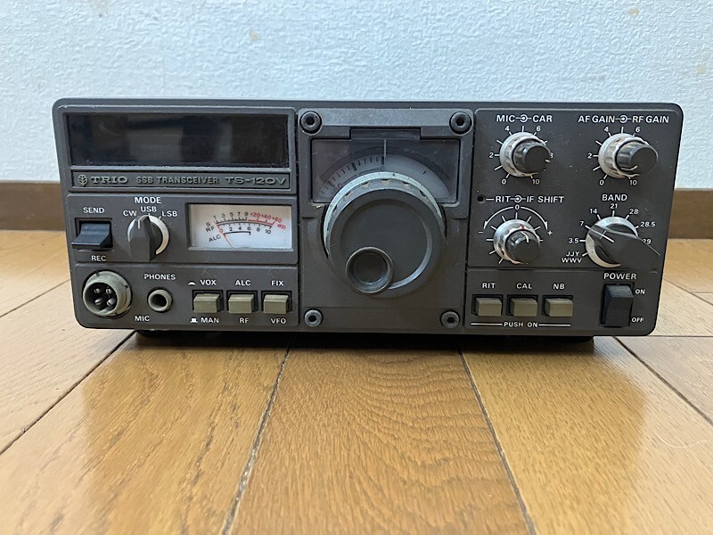 TRIO TS-120V HF Band CW / SSB 10W Transceiver Amateur Ham Radio Working ...