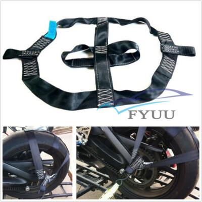 High Strength Black Motorcycle Rear Wheel Handlebar Transport Bar Tie ...