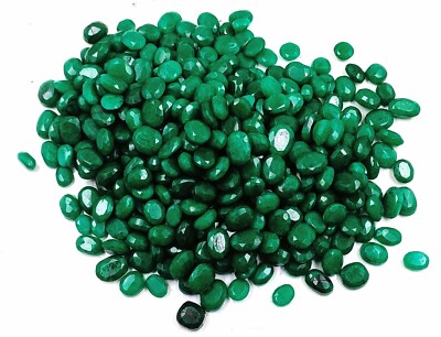 100 Ct oval shape Emerald lot, Good Quality, Loose Gemstones | eBay