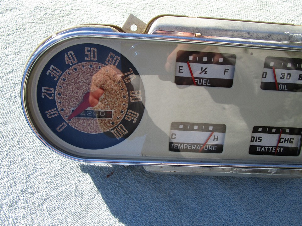 1948 1949 1950 FORD F2 F3 Truck Speedometer Instrument Cluster | eBay