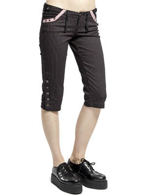 TRIPP PARADE GOTHIC PUNK ROCKER SKATE BIKER TATTOO CAPRI SHORTS PANTS ...