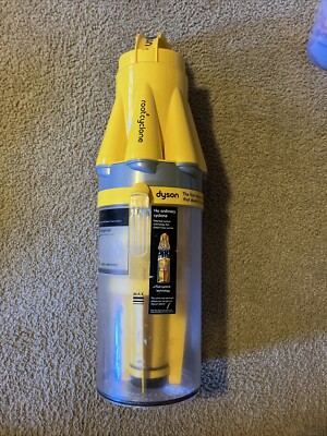 Dyson DC07 Genuine Root 8 Cyclone Canister And Dustbin Yellow OEM | eBay