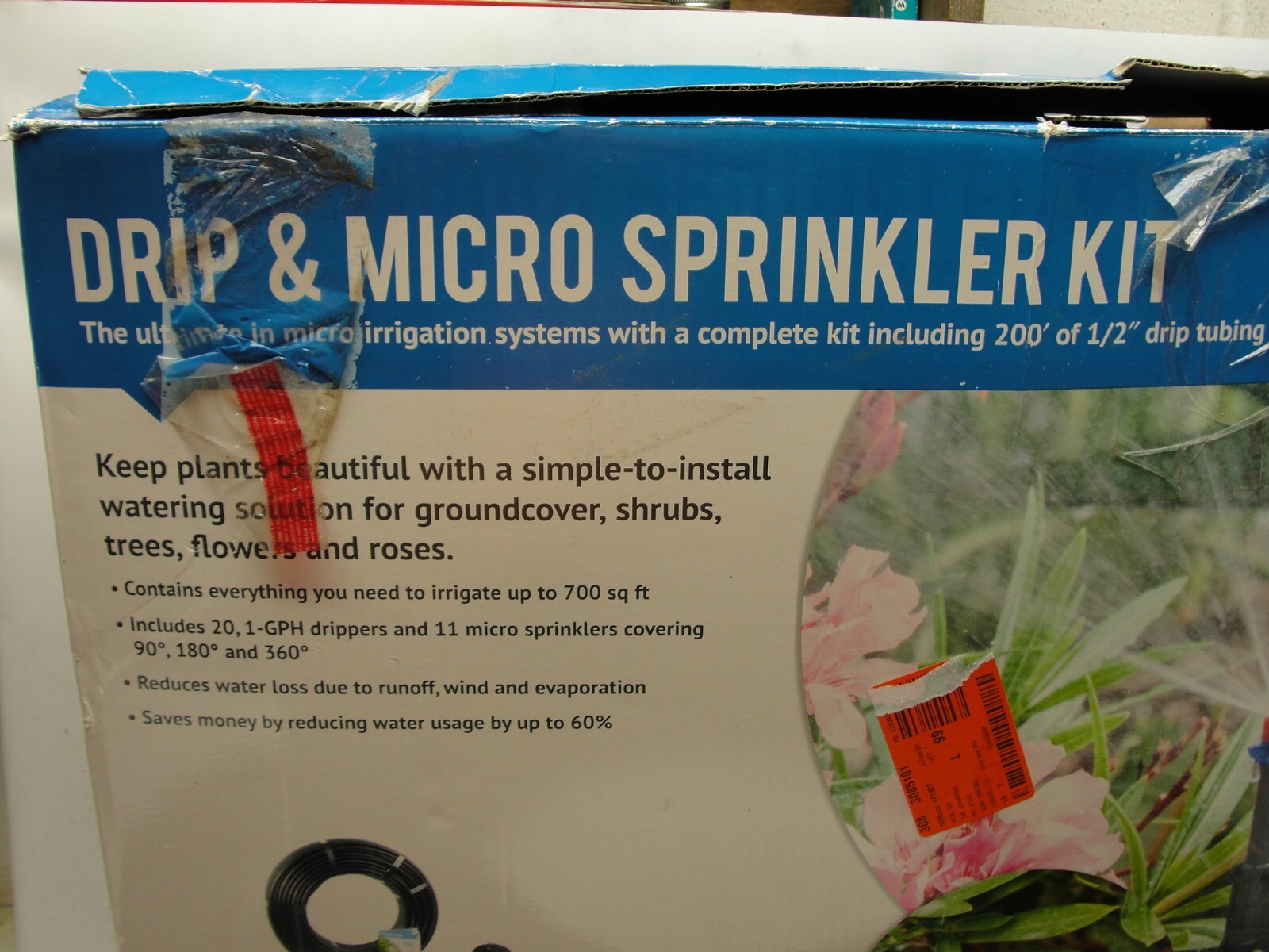 DIG Drip/Micro Sprinkler Kit Backflow Preventer Pressure Regulator ...