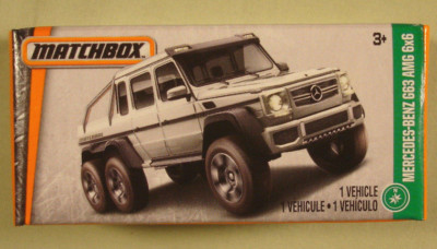 Matchbox Mercedes G63 AMG 6x6 creme #91 "Power Grabs" 2017 | eBay