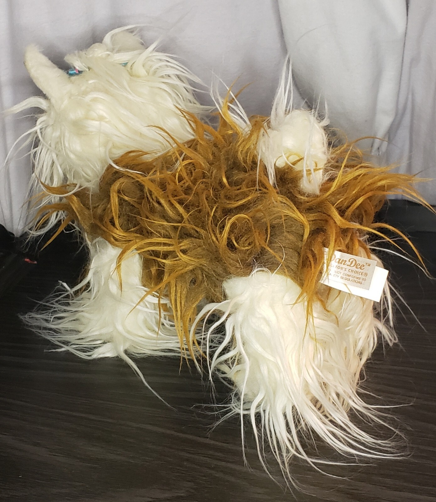 Dan Dee Collector's Choice Puppy Dog Plush Soft Shaggy With Blue and ...