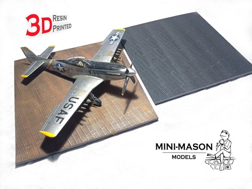 1/48 Scale Marston Mat (PSP) Airfield Display / Diorama Base for Model ...