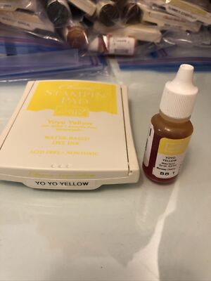 Stampin’ Up! Yo Yo Yellow ink pad and refill ink | eBay