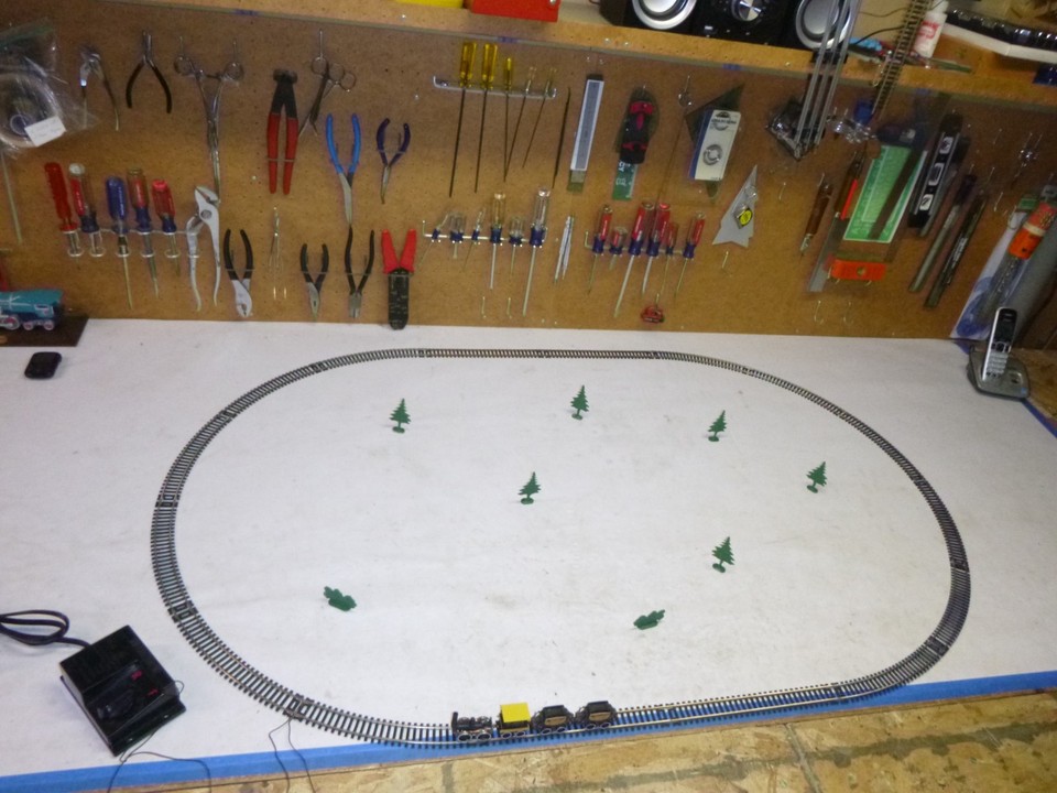 Reconditioned complete HO DC Bachmann Dewitt Clinton oval train set w ...