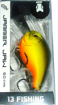 13 FISHING Jabber Jaw 60 (7-9') Crankbait (Chartreuse Root Beer) | eBay