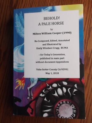 Behold A Pale Horse by Milton William Cooper soft cover 417 Pages printed 2021 | eBay