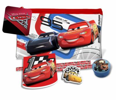 Disney Cars Filled Pencil Case with Pencils, Notepad, Eraser and ...