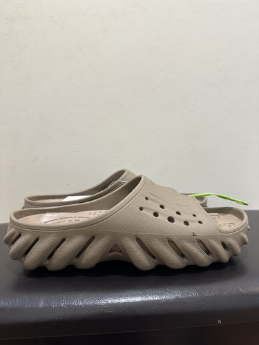 NWT CROCS Men’s CROCS ECHO SLIDES 208170-2G9 TUMBLEWEED | eBay