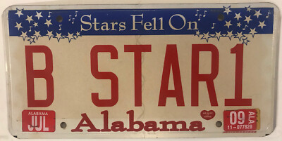 Vanity BE STAR #1 license plate Celebrity Successful Famous Planet NASA ...