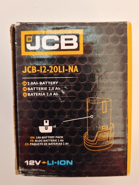 12V Lithium-Ion Battery 2.0Ah For Jcb 12V Power Tools Range of Drill ...