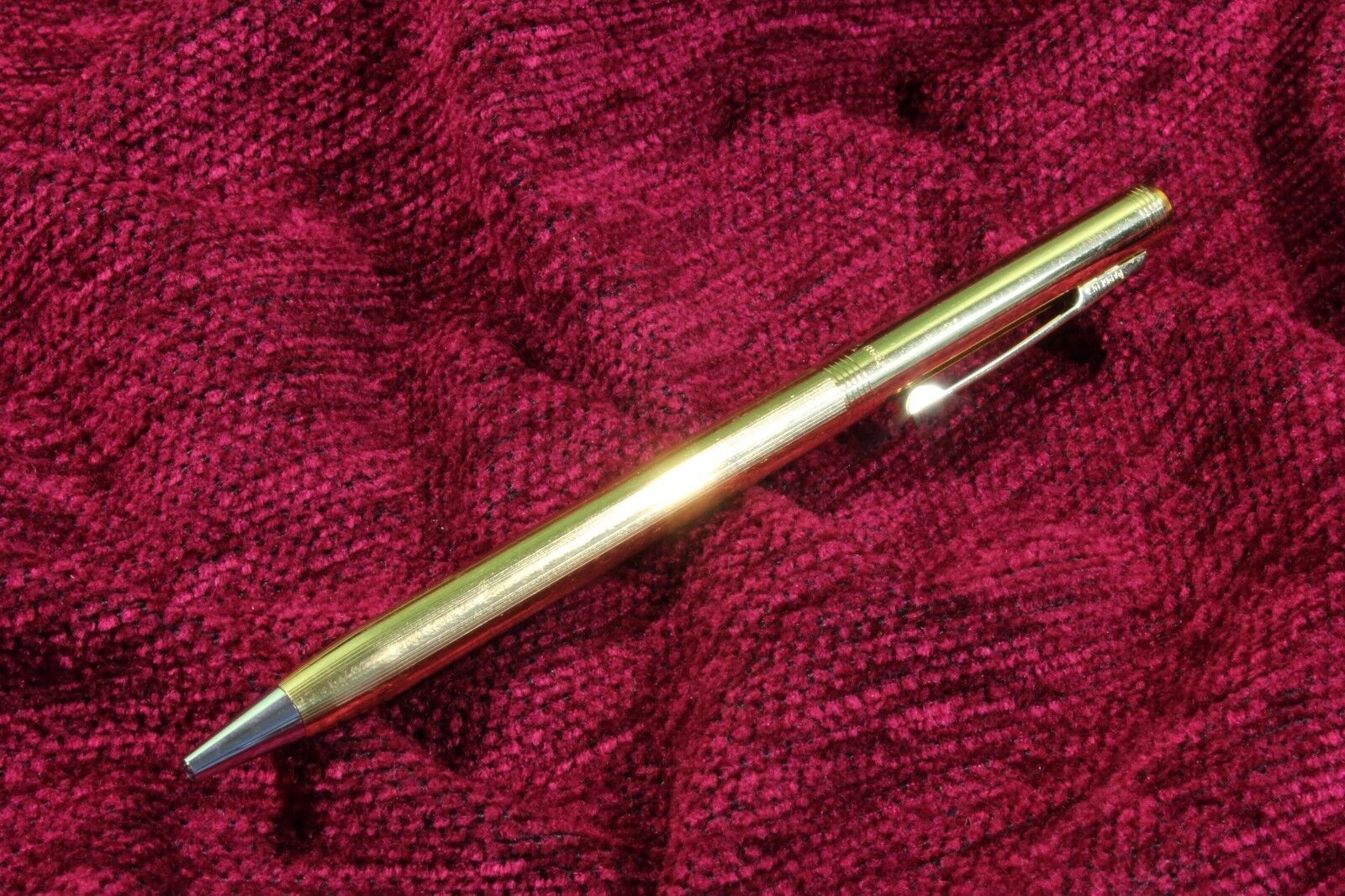Anson pen. Karatclad HGE. Made in USA 18K gold plated steel Anson ...