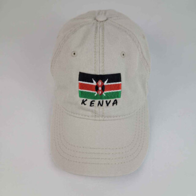 Cap - Kenya - Cream Beige - Embroidered - Adjustable Breathable ...