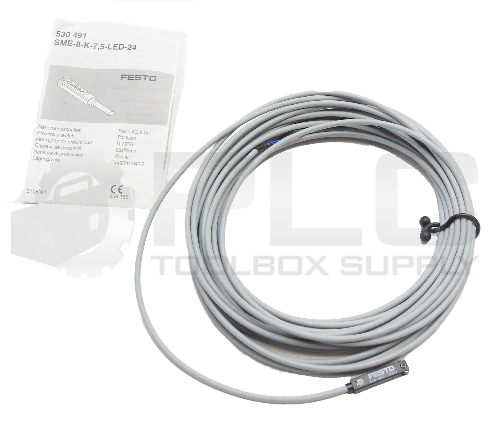 NEW FESTO SME-8-K-7,5-LED-24 PROXIMITY SWITCH 530491 12-30VDC 800HZ 10W ...