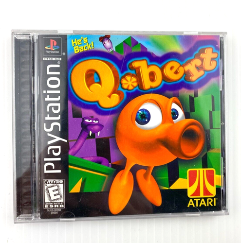 Q*bert Sony Playstation 1 PS1 COMPLETE! 76930996904 | eBay