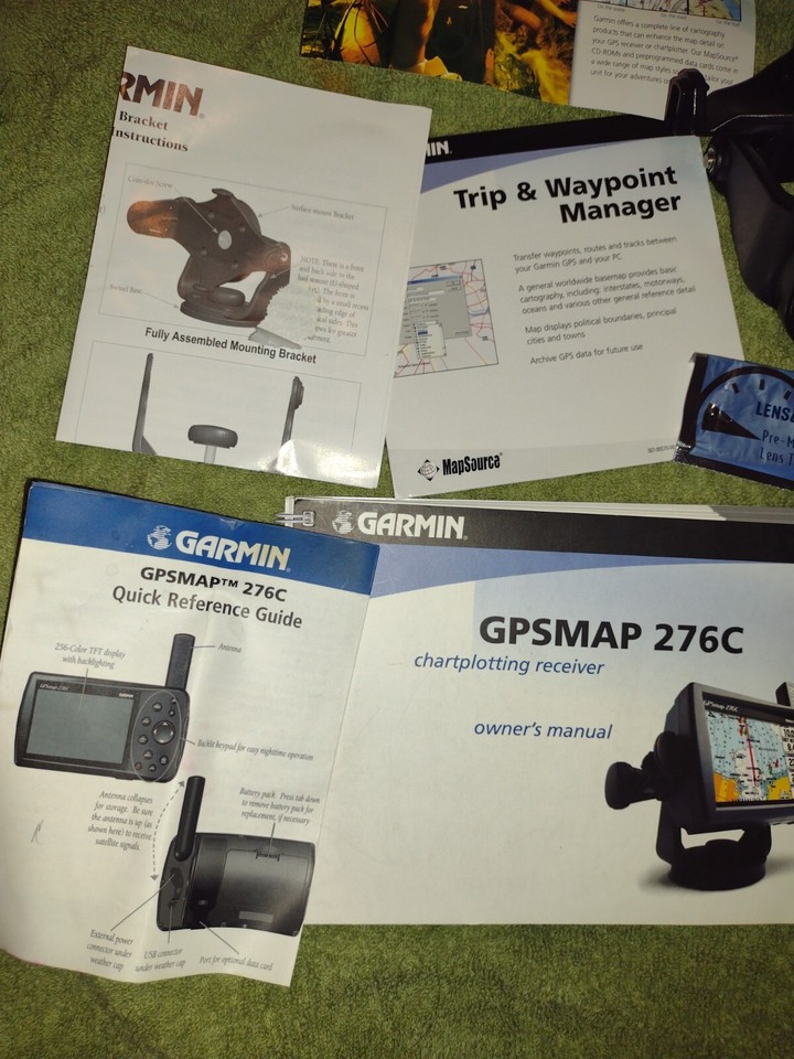 Garmin GPSMAP 276C GPS map portable color chartplotter (does not turn ...