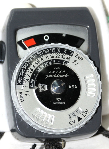 Gossen Super Pilot CdS Light Meter w/ Case Great Condition | eBay